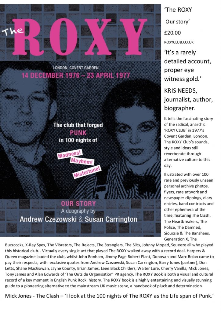 the ROXY our story poster - The Roxy