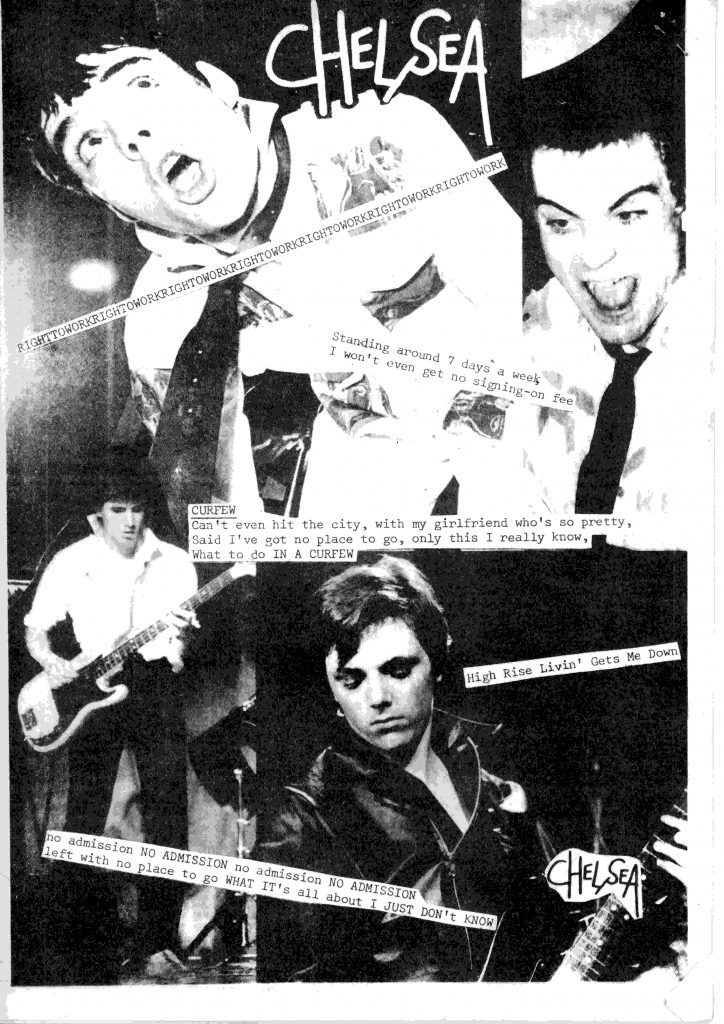 Chelsea fanzine 1977 - The Roxy